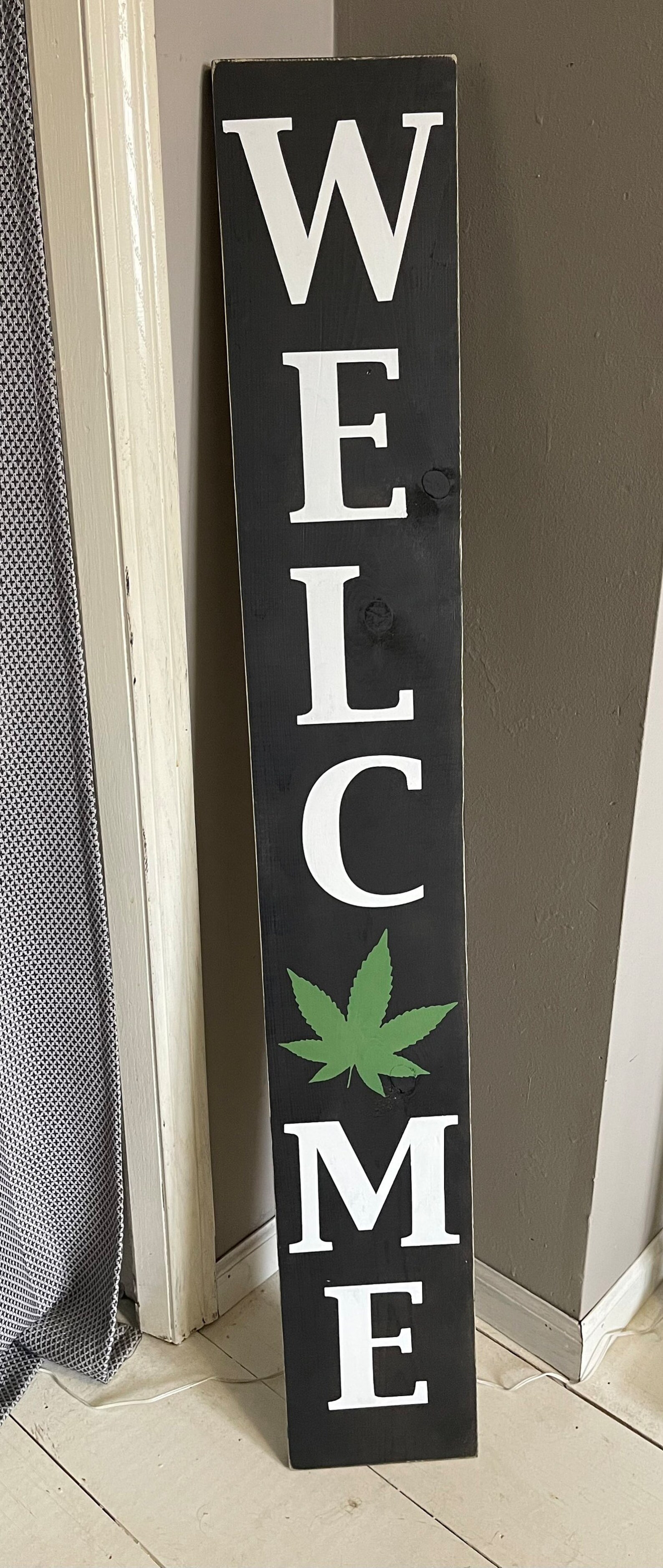 Welcome 420 Porch Sign | Welcome Sign | Front Door Entry - Etsy
