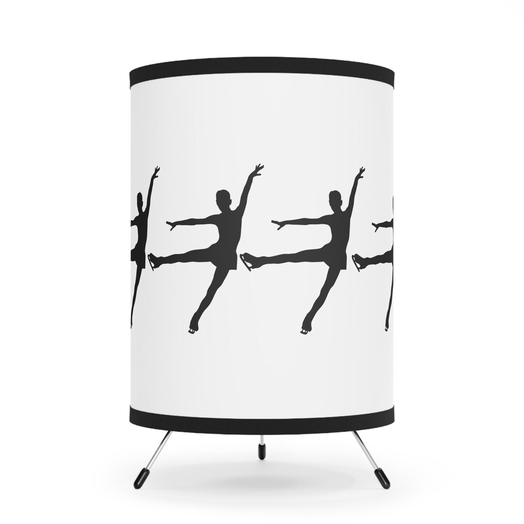 Synchro Ice Skating Tripod Lamp: Modern Home Decor Lighting - Etsy
