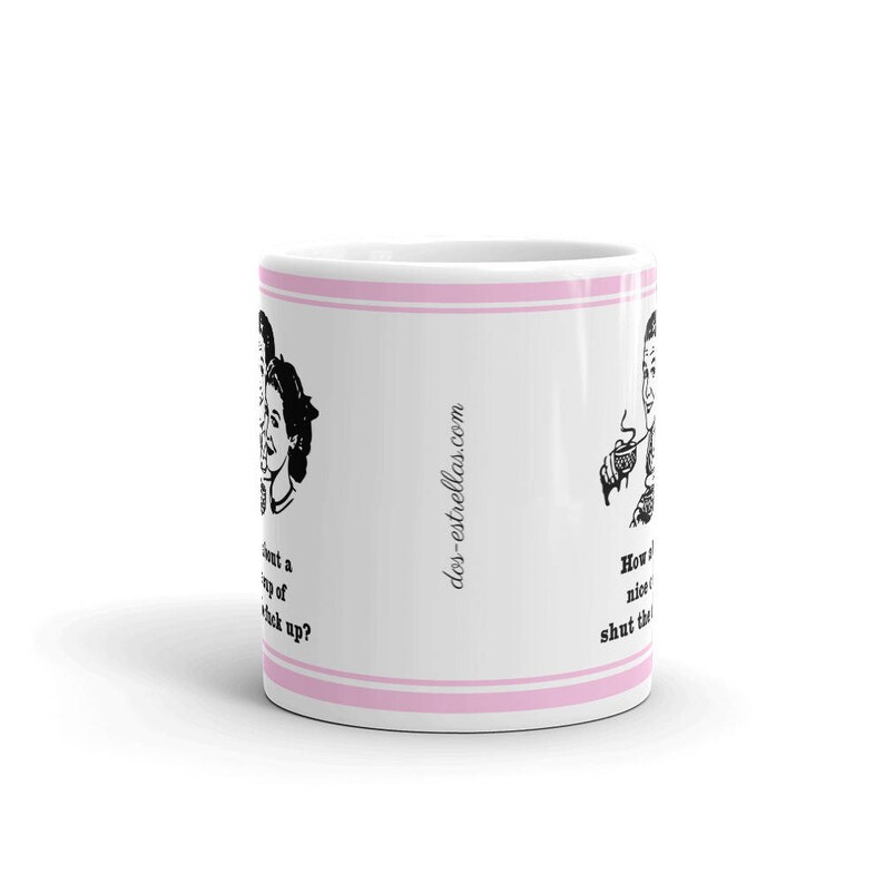 How About A Nice Cup of STFU Vintage Art Coffee Mug - Etsy