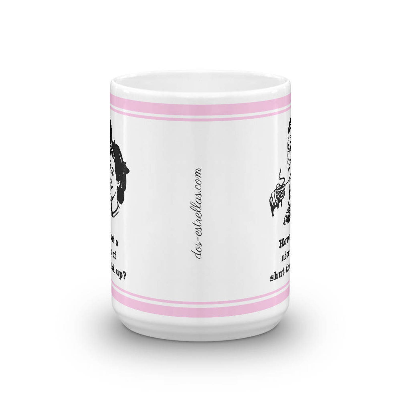 How About A Nice Cup of STFU Vintage Art Coffee Mug - Etsy