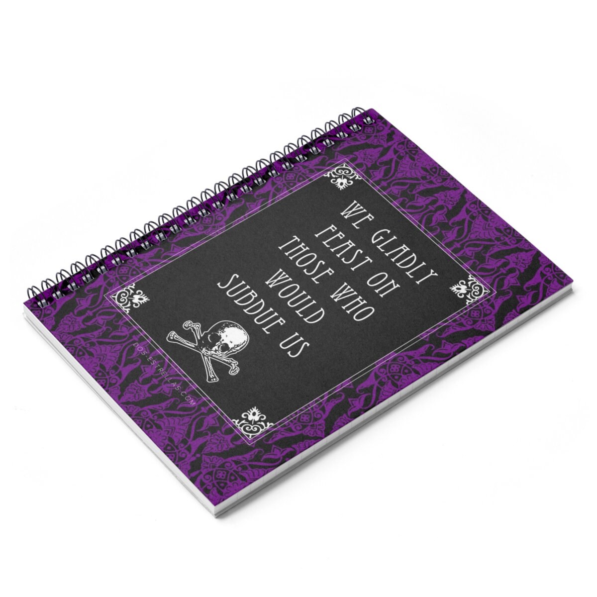 ADDAMS FAMILY Credo / Motto / Skull and Crossbones Lined - Etsy