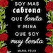 Maria Felix CABRONA Y BONITA Quote / Rose Ink Border Spiral Notebook ...