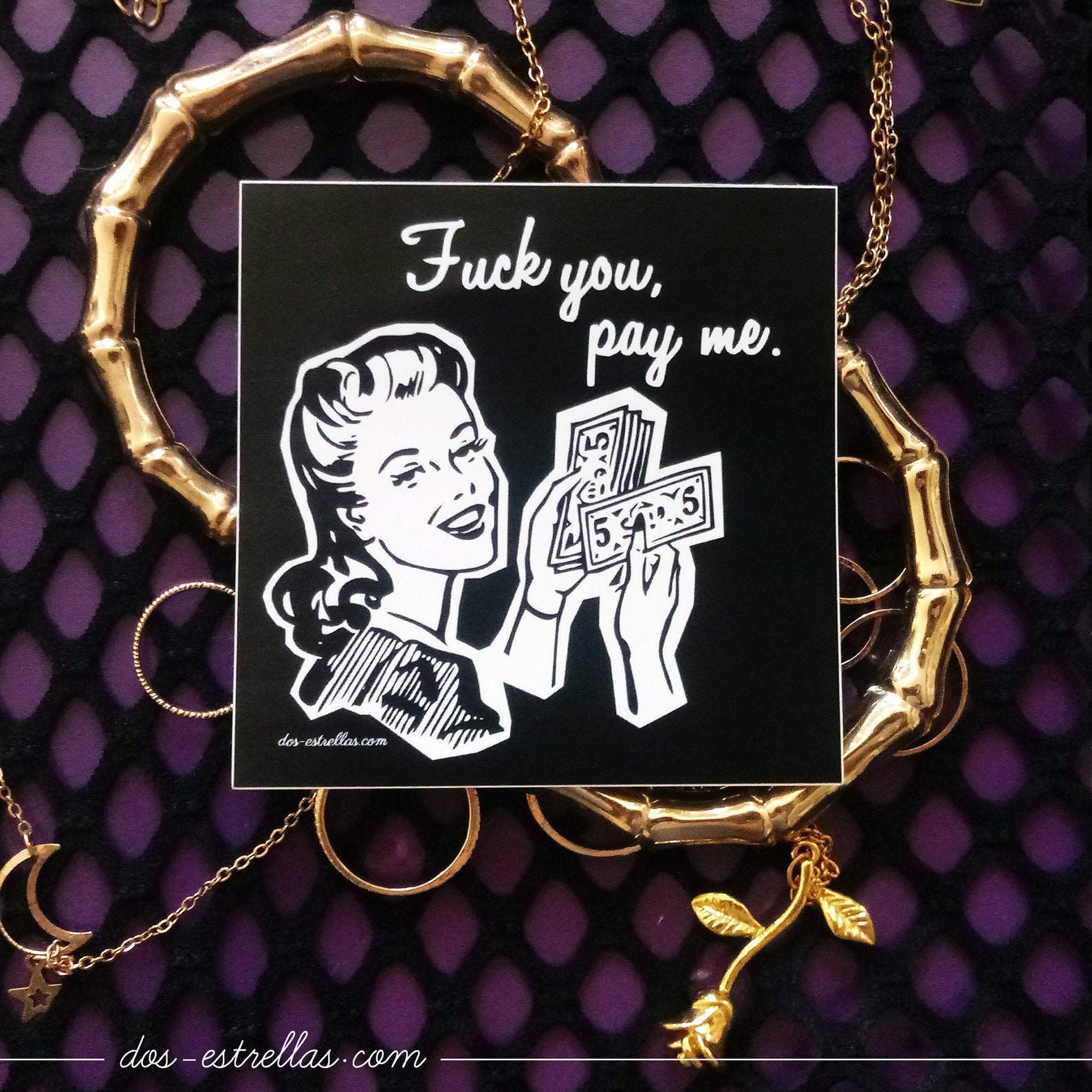 FU PAY ME / Goodfellas Quote / Feminist / Cash Hustler 3 X - Etsy