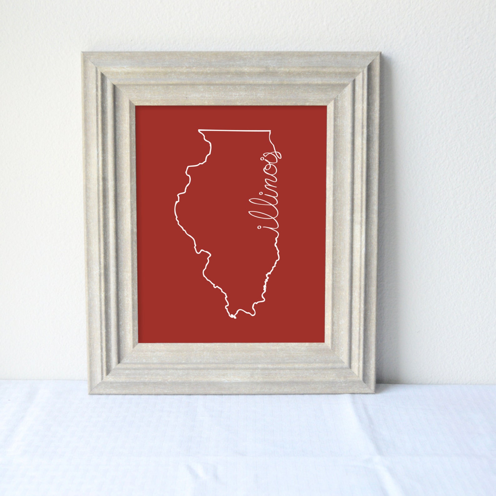 Printable Illinois State Art Print 8x10 Digital Wall Art Gift - Etsy
