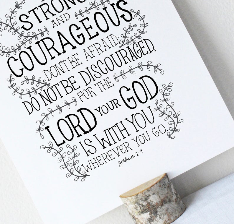 Printable Joshua 1 9 - Printable Word Searches