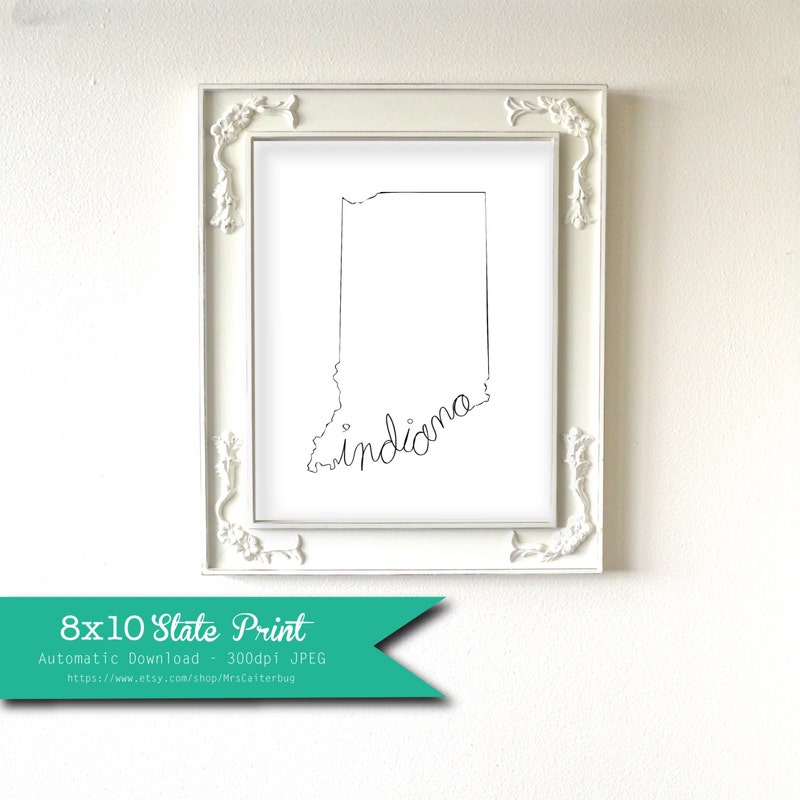 Indiana Wall Art - Etsy