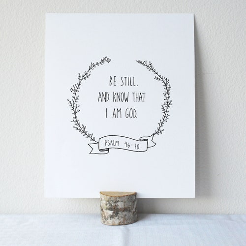 Psalm 95:3-5 Printable Bible Verse Art Print 8x10 Digital Wall | Etsy