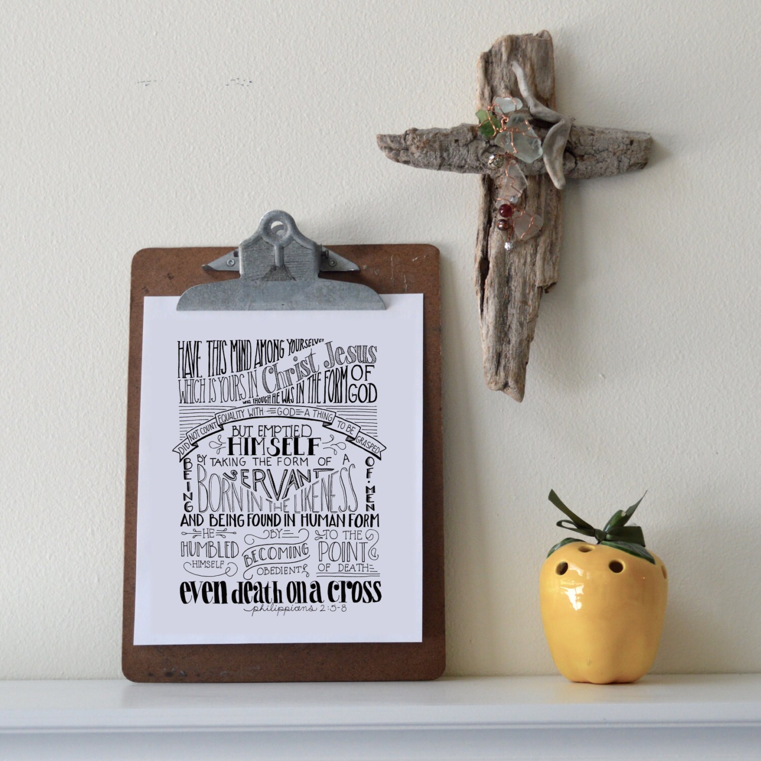 Philippians 2:5-8 Printable Bible Verse Art Print 8x10 Digital | Etsy