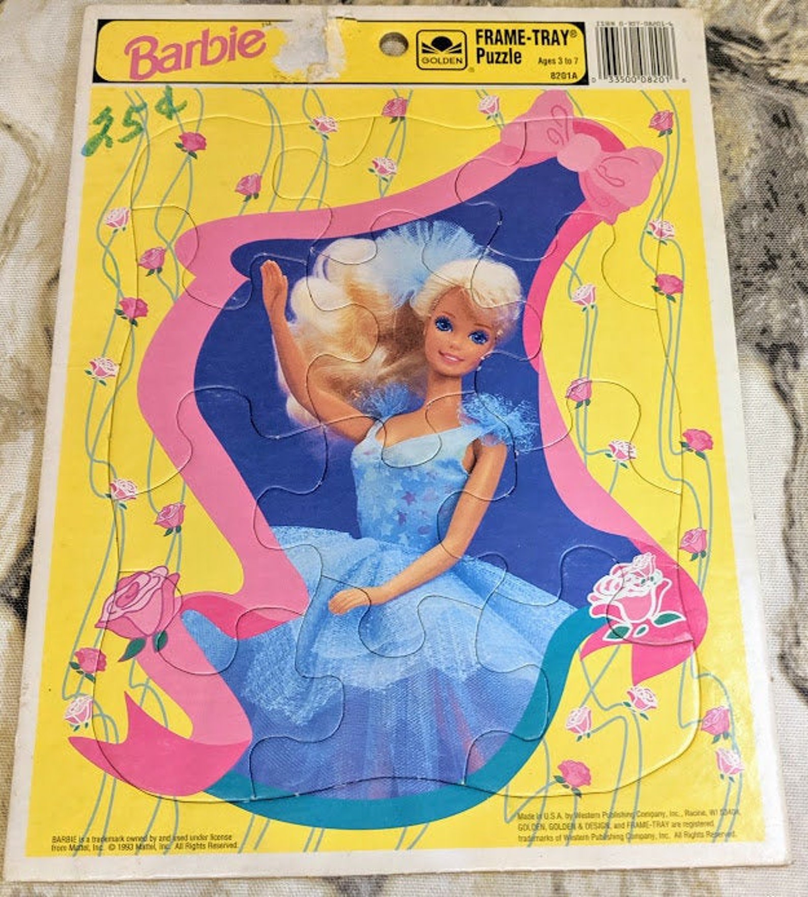 Vintage Barbie Tray Puzzle 1993 Ballerina Clearance - Etsy UK