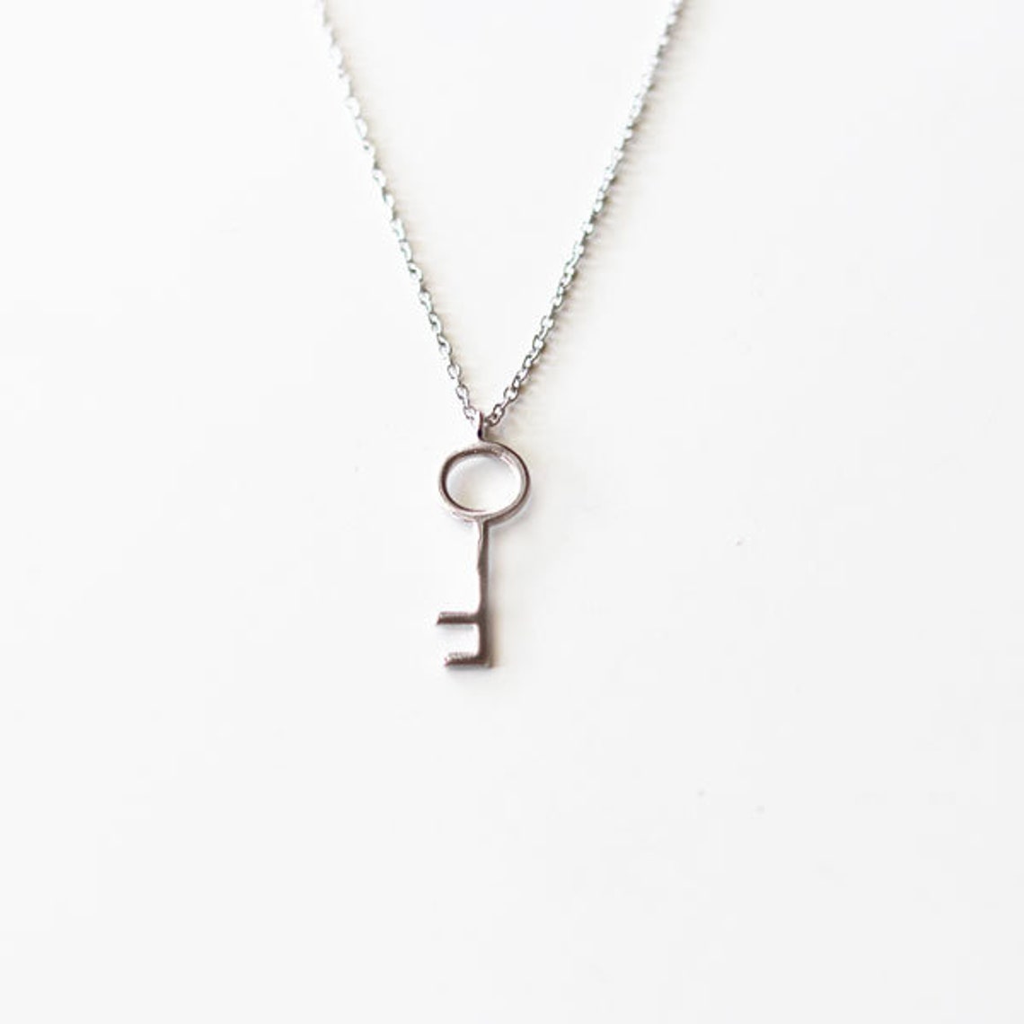 Key necklace Dainty key necklace Key pendant necklace | Etsy