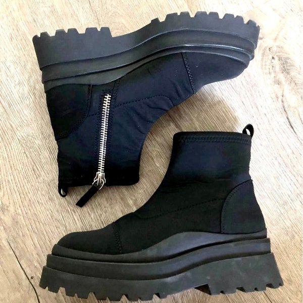 Designer Platform Boots - Etsy