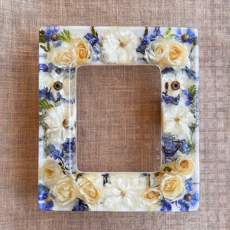 Floral Resin Picture Frames - Etsy
