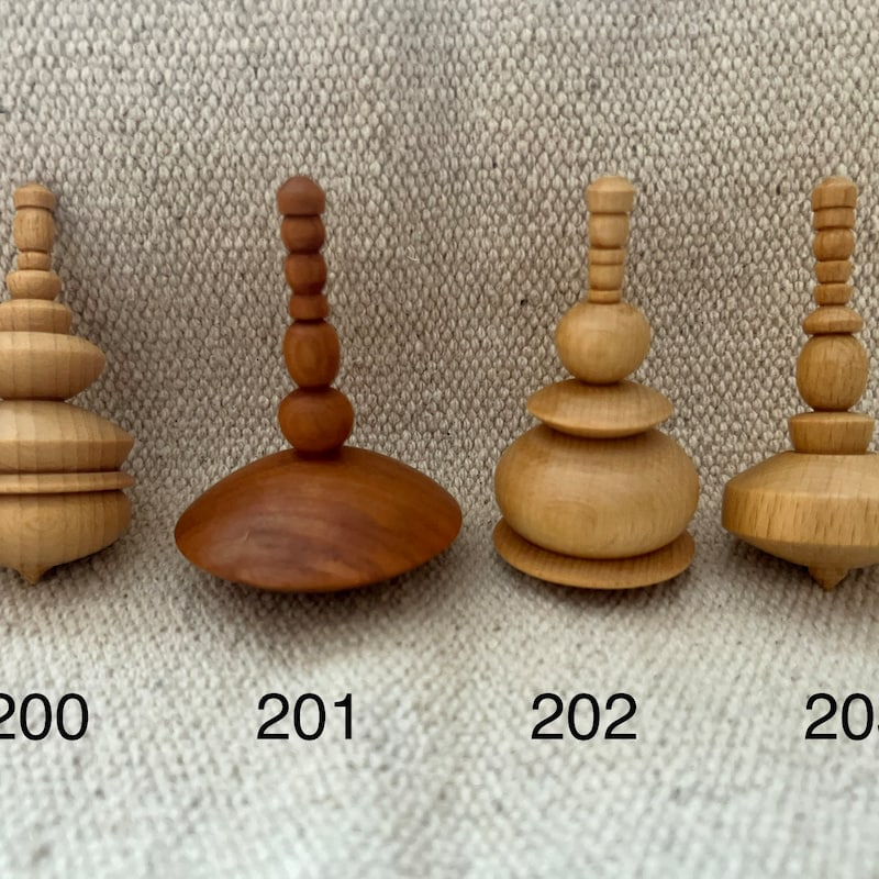 Wooden Spinning Top - Etsy