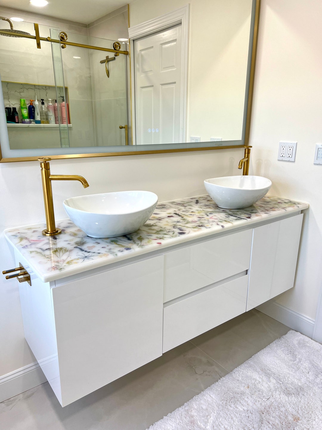 Bathroom Vanity Counter Top , Bathroom Top , Shelf, Table - Etsy