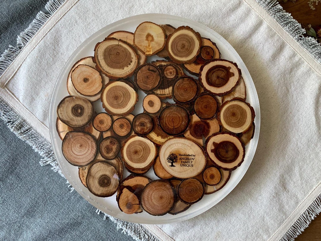 Handmade Walnut Wood Slice Serving Board: Epoxy Resin Cutting Board - Etsy