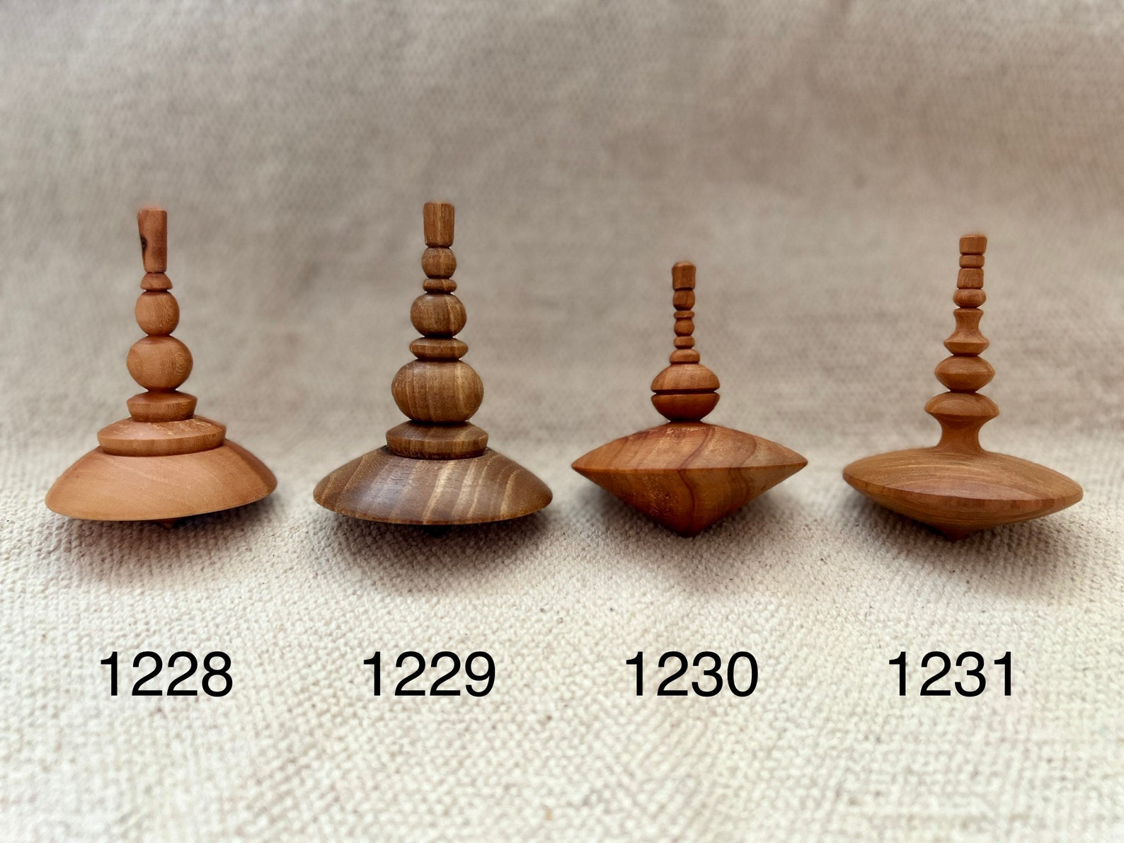 Handmade Wooden Spinning Top Toy - Etsy