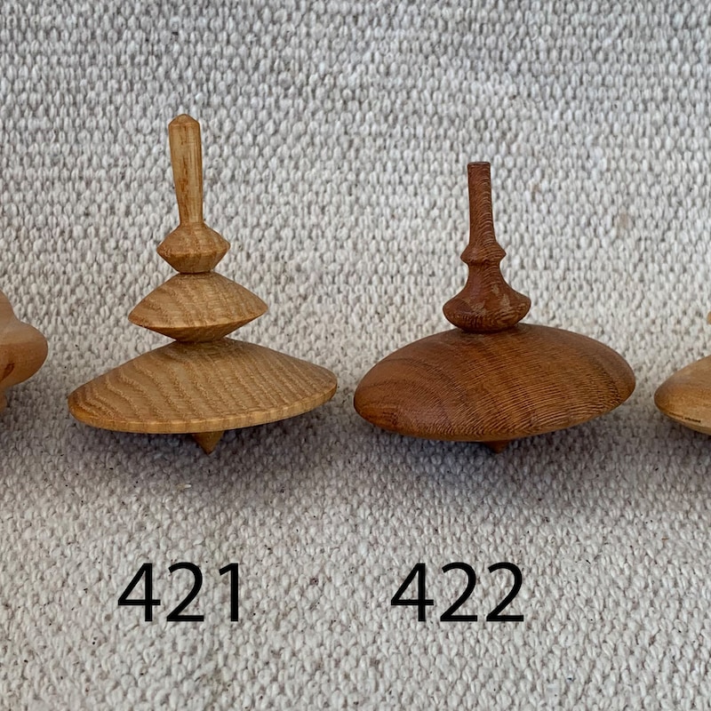 Wooden Spinning Tops - Etsy