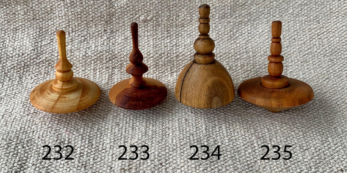 HandMade Wooden Spinning top Toy | Etsy