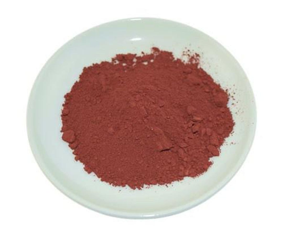 Mystic Moments | Red Oxide Mineral Powder 100g Natural Vegan GMO Free ...