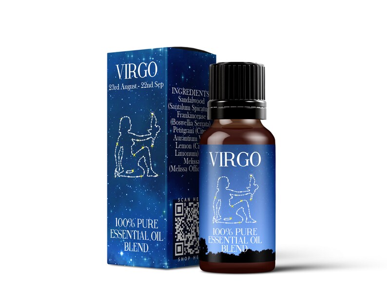 Virgo Zodiac Sign Astrology Essential Oil Blend 10ml - Etsy