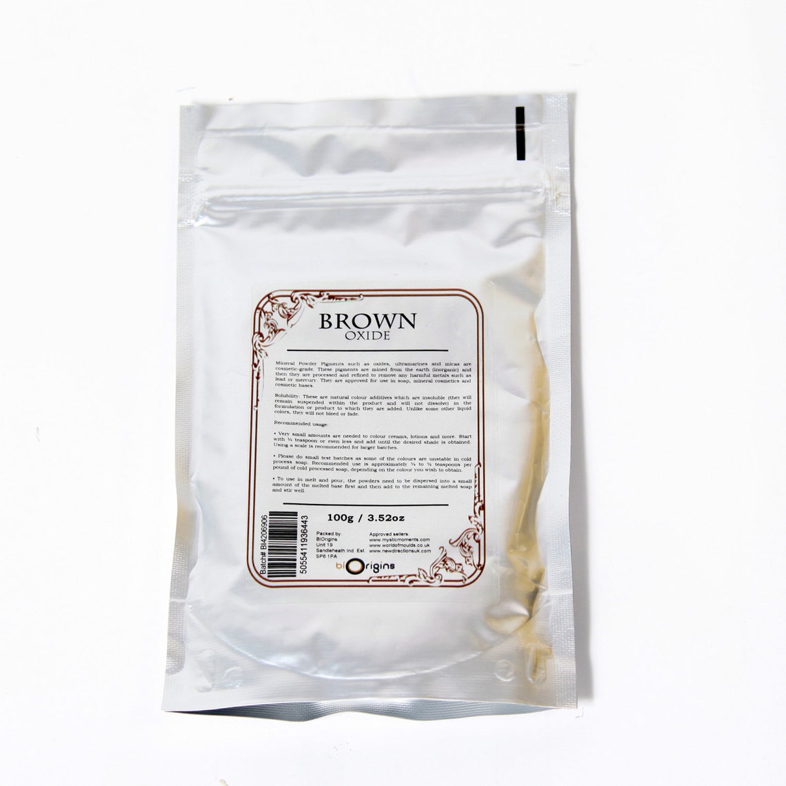 Brown Oxide Mineral Powder 100g - Etsy