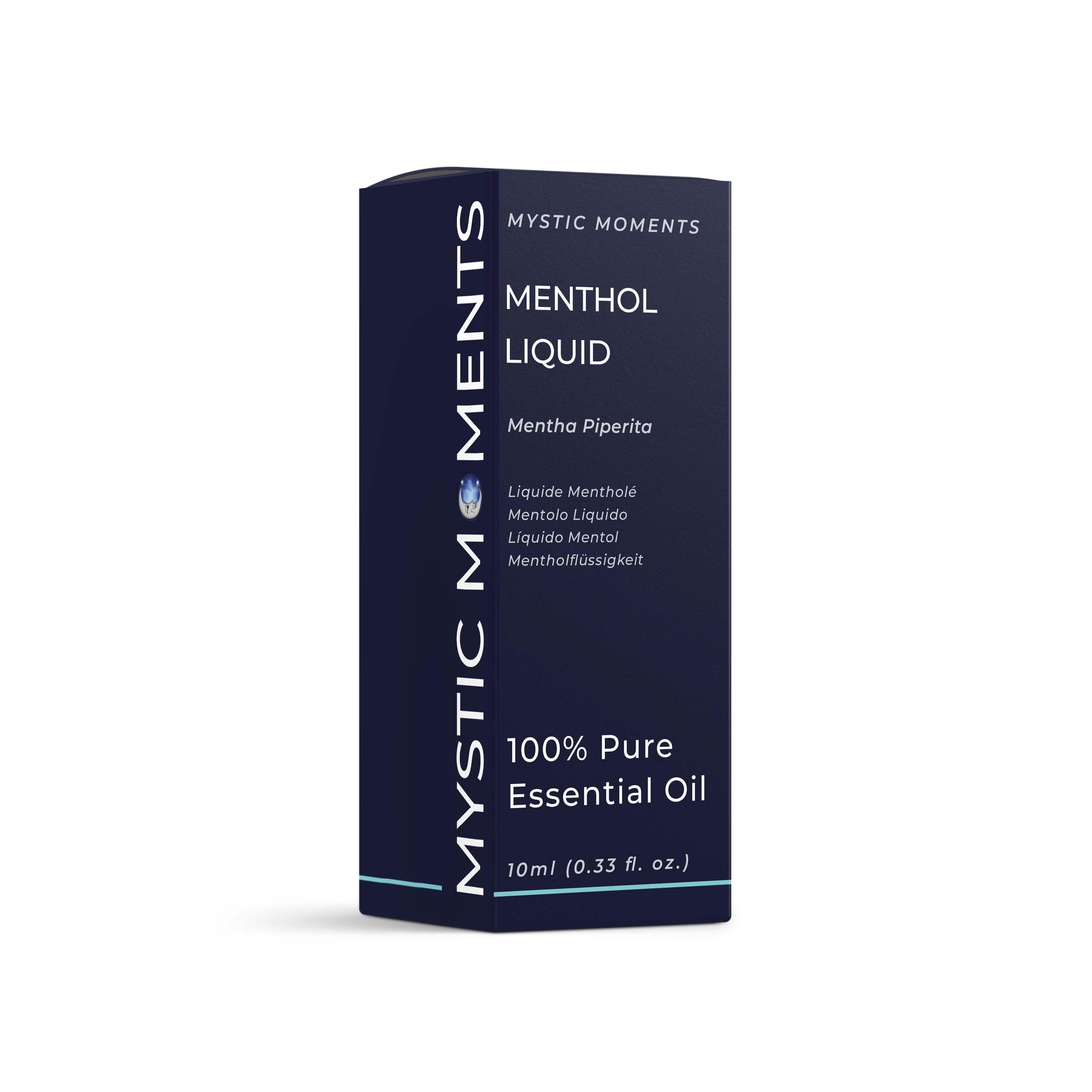 Mystic Moments | Menthol Liquid Essential Oil 10ml - Pure & Natural Oil ...