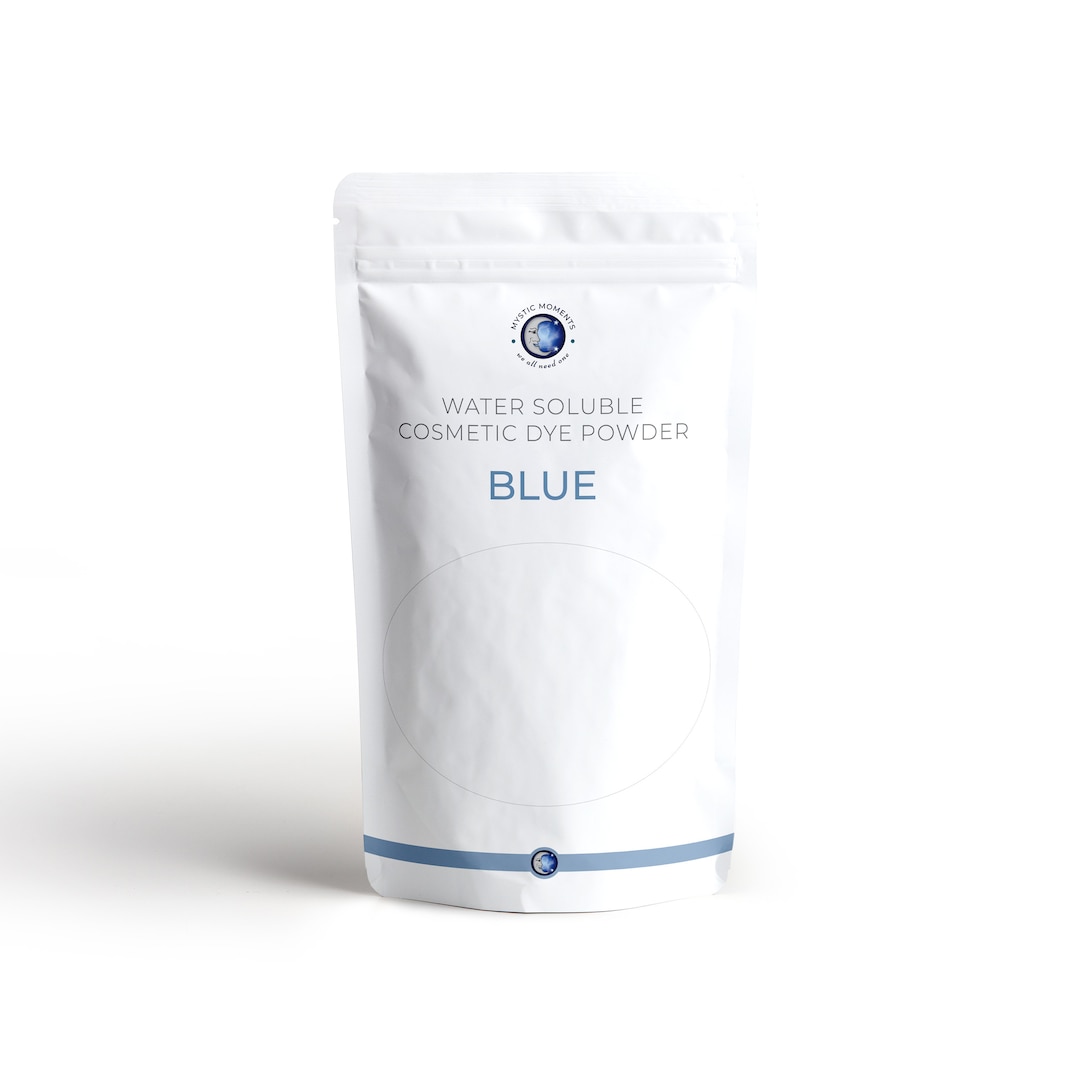 Mystic Moments | BLUE Water-soluble Cosmetic Dye Powder 100g - Etsy