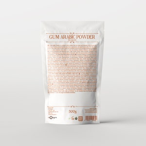 Gum Arabic Powder 500g - Etsy