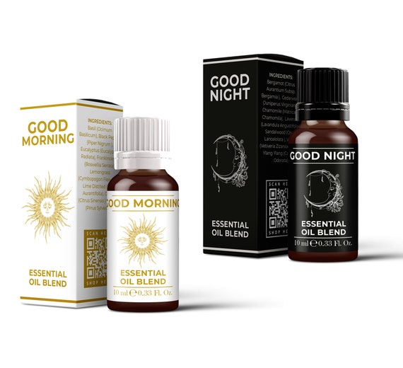 Good Morning & Good Night Essential Oil Blend Twin Pack | Etsy