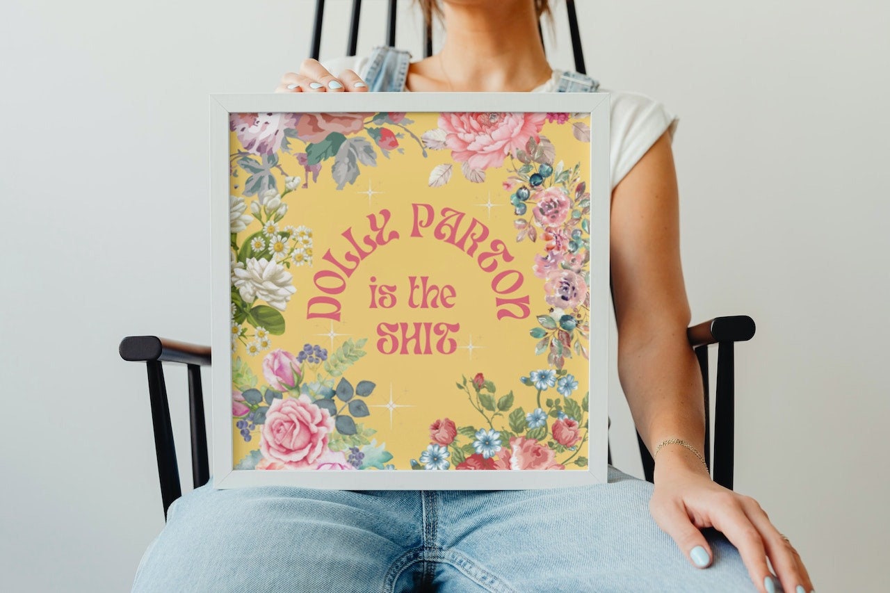 Dolly Printable Poster | Instant Digital Download | Female Country ...