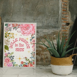 Dolly Printable Poster | Instant Digital Download | Female Country ...