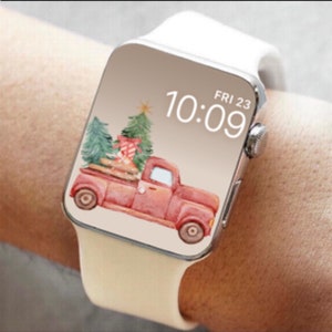 3 Christmas Watch Wallpapers Bundle, Snowman Watch Background ,minimal ...