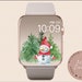 3 Christmas Watch Wallpapers Bundle, Snowman Watch Background ,minimal ...