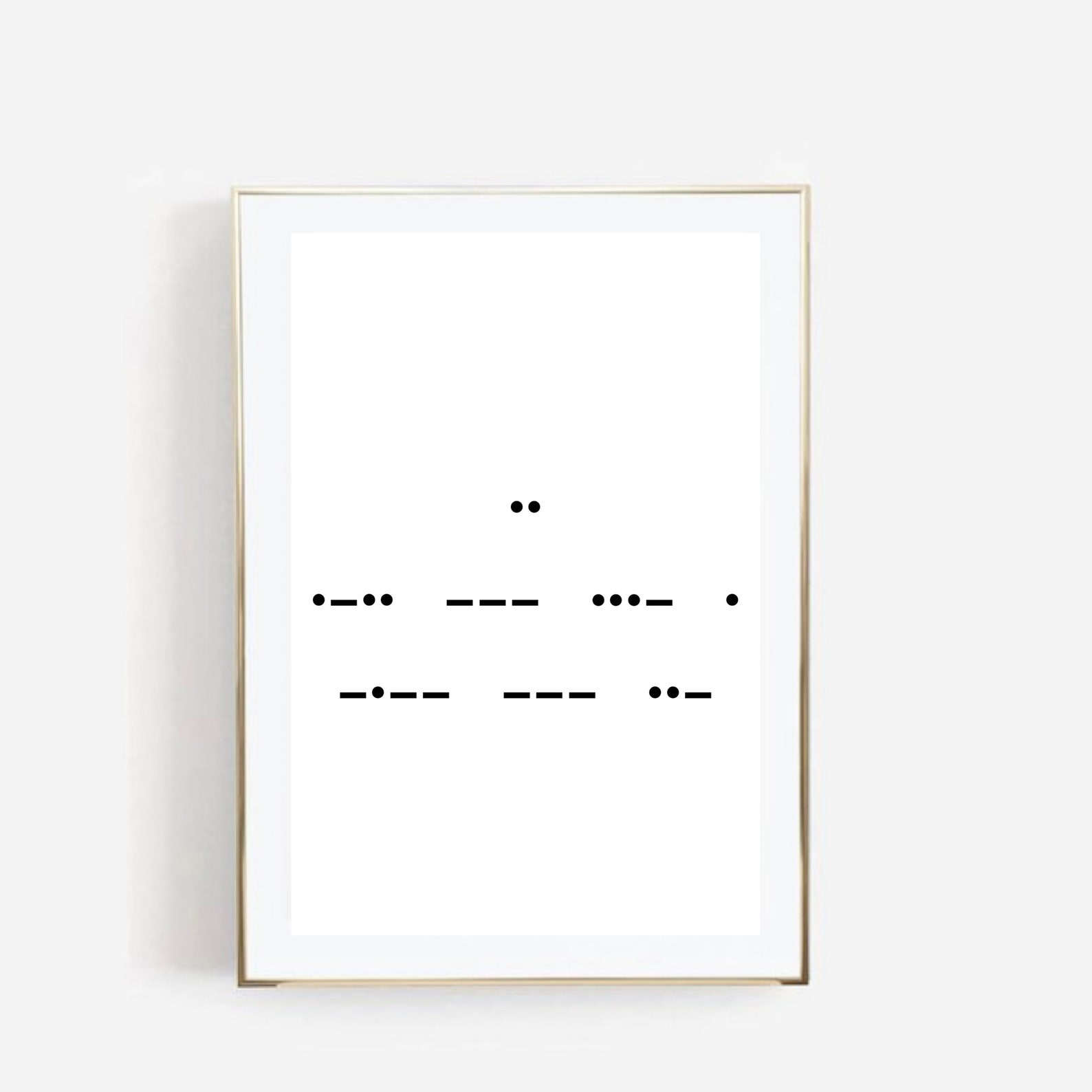 Morse Code I Love You Printable Art, Unique Minimalist I Love You Quote ...