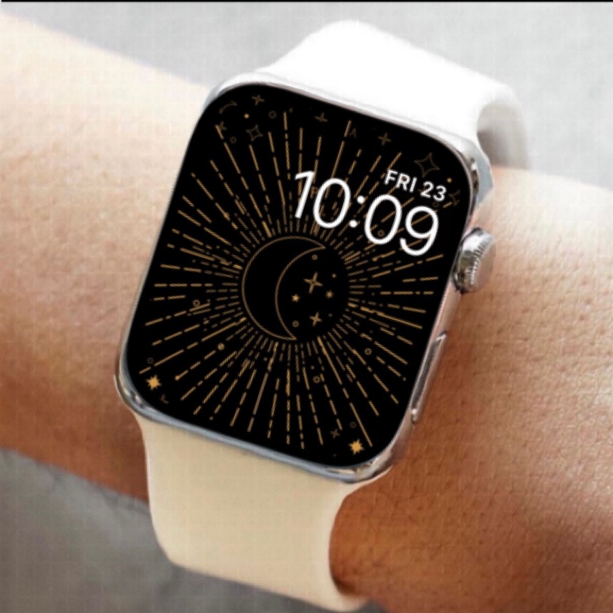 Celestial Watch Wallpaper Sun and Moon Watch Face Sun Moon - Etsy UK