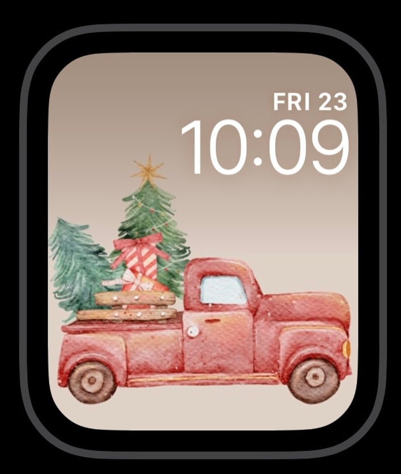 3 Christmas Watch Wallpapers Bundle, Snowman Watch Background ,minimal ...