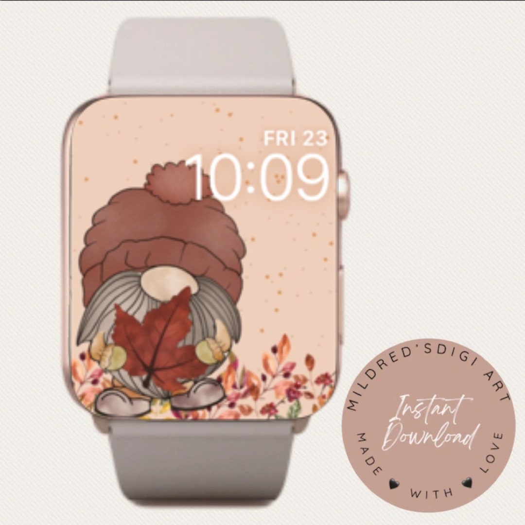 Autumn Gonk Watch Wallpaper, Autumn Gnome Watch Background , Minimal ...
