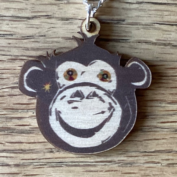 Monkey Necklace - Etsy UK