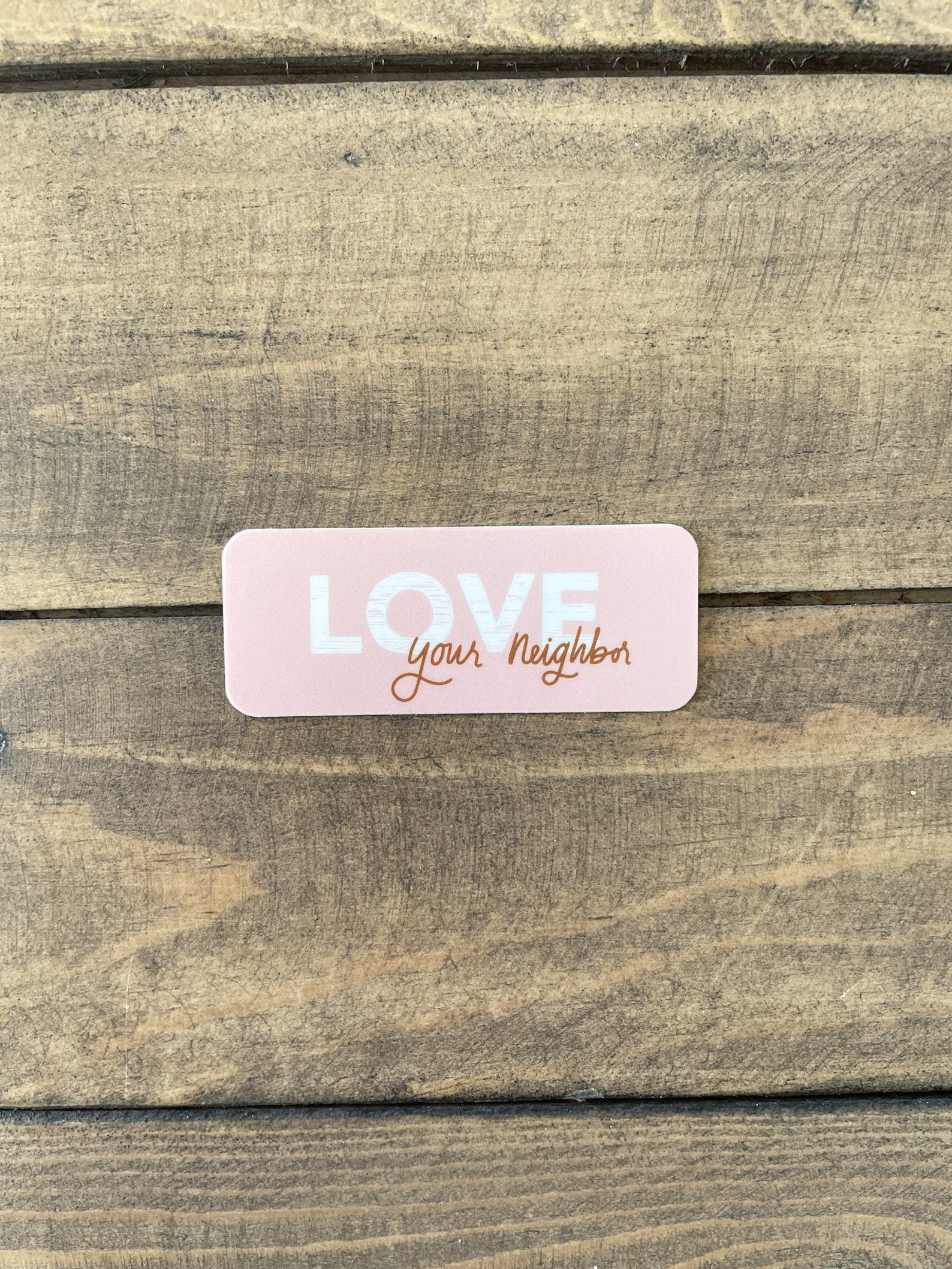 Love Your Neighbor Sticker Love Your Neighbor Scripture - Etsy