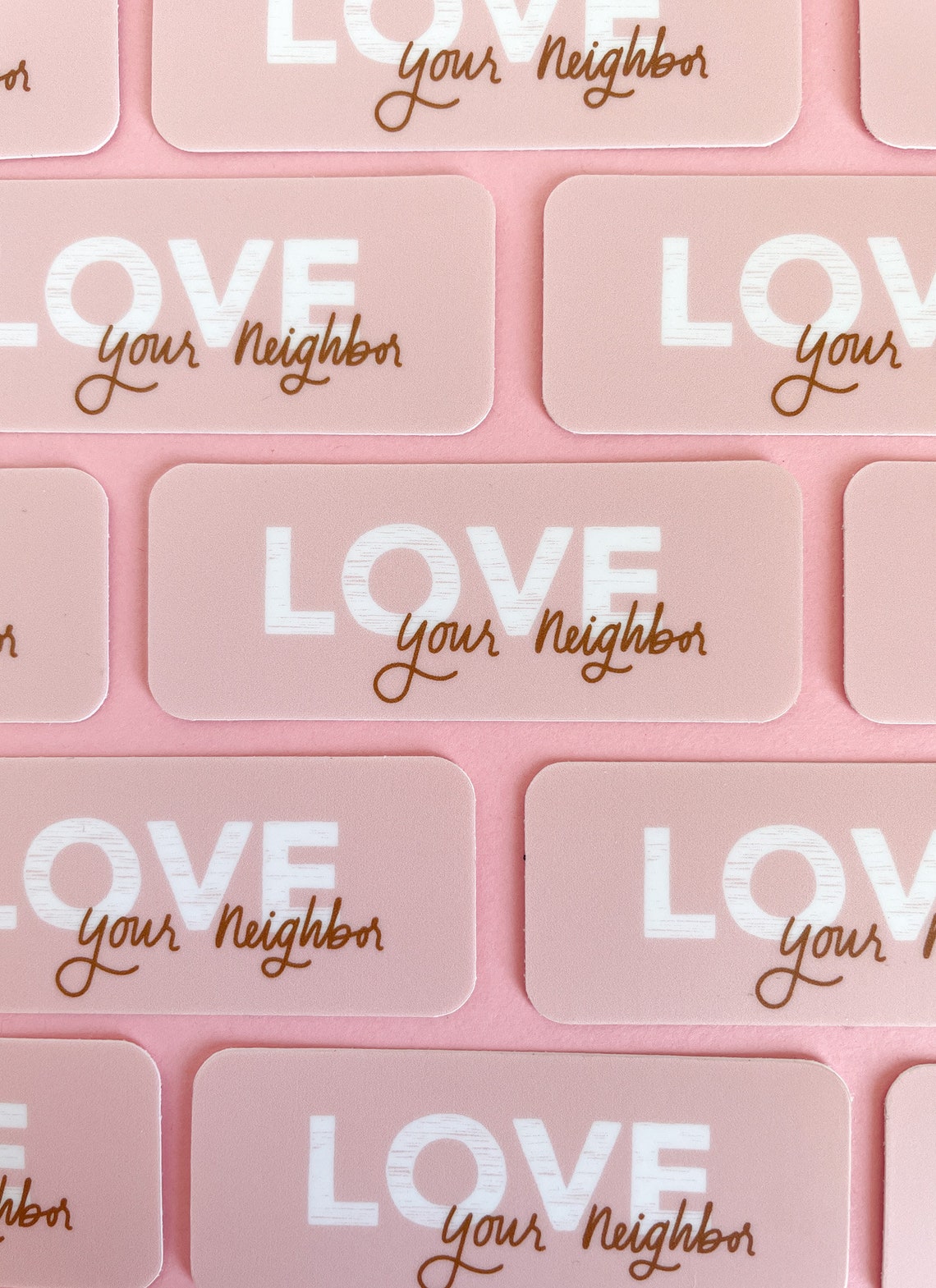 Love Your Neighbor Sticker Love Your Neighbor Scripture - Etsy