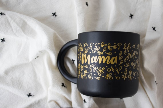 Mama Ceramic Mug Mama Mug Gift for Moms Floral Mug Mug | Etsy