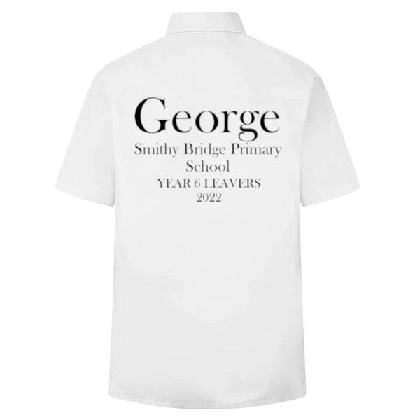 School Leavers Shirt - Etsy UK