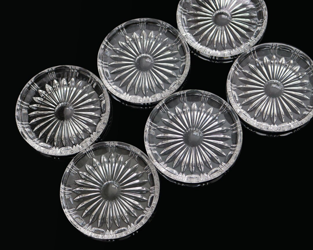 Crystal Coasters, Set of 6 - Etsy