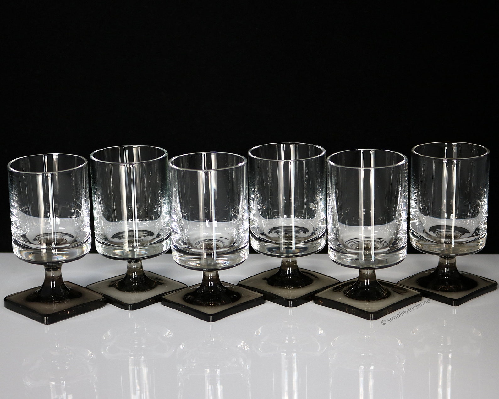6x Crystal Shot Glasses - ROSENTHAL Berlin by G. Butler Jensen - Etsy