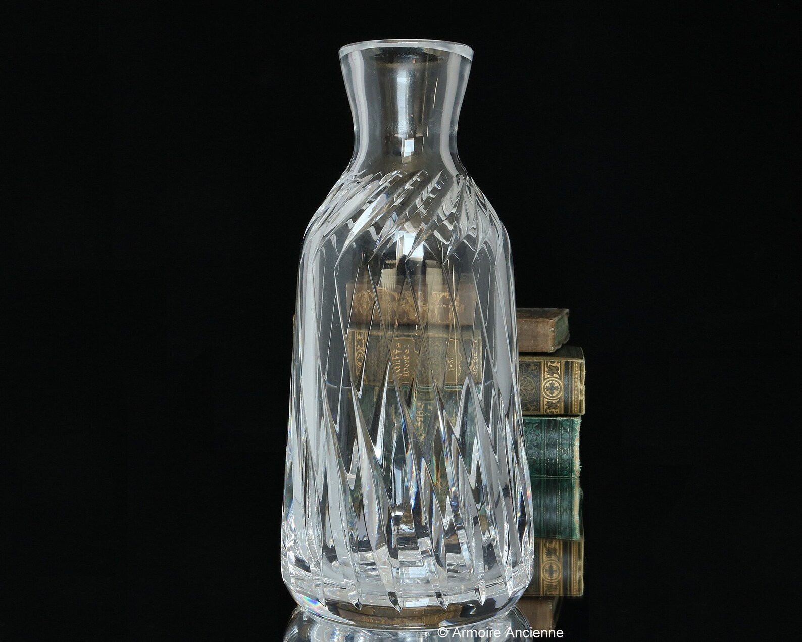 Small Cut Crystal Decanter Bottle Shape | Etsy