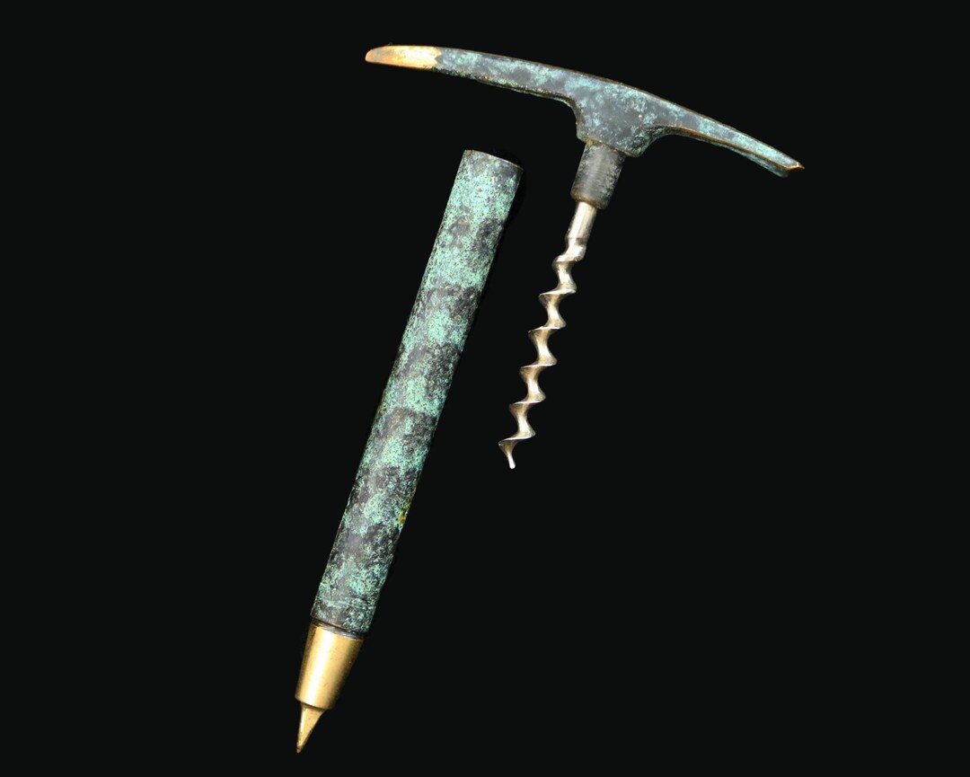 Brass WINE OPENER, Pickaxe Design - Etsy