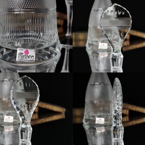 MOSER Crystal Decanter With Gold-plated Mounting - Splendid Line - Etsy