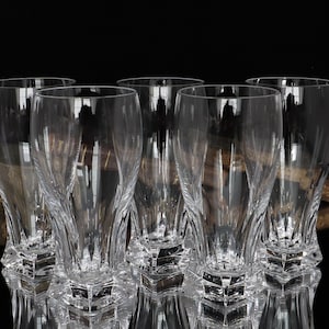 Crystal WATER Glasses - PEILL | Set of 5 - Etsy