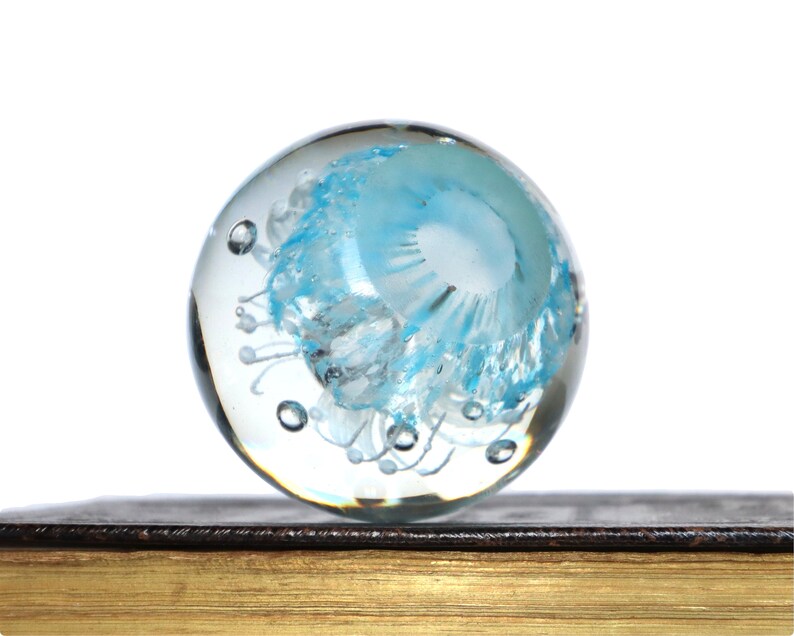 Small Glass Ball PAPERWEIGHT With Controlled Bubble Inclusions - Etsy