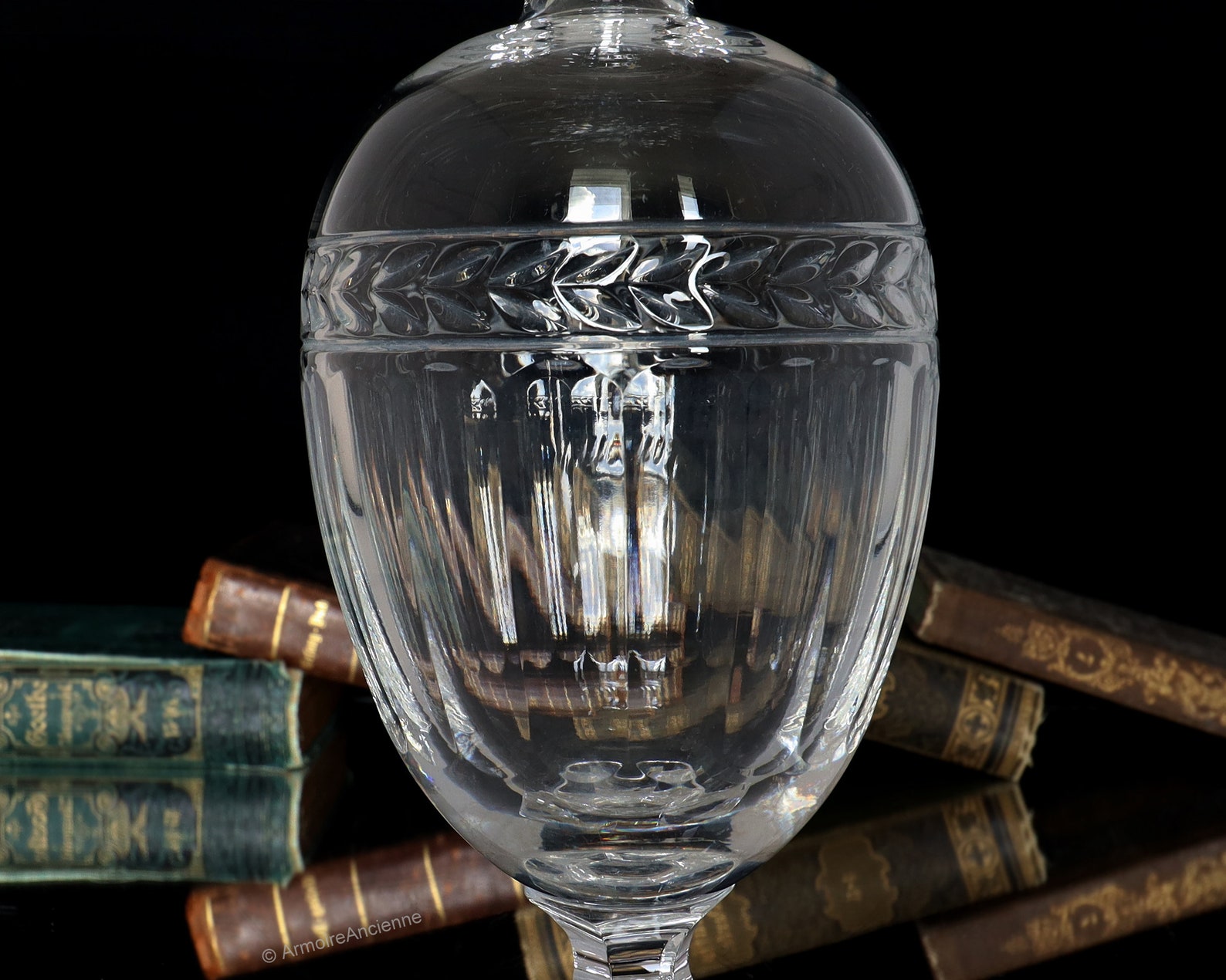 Footed Crystal Decanter VILLEROY & BOCH Miss Desiree - Etsy